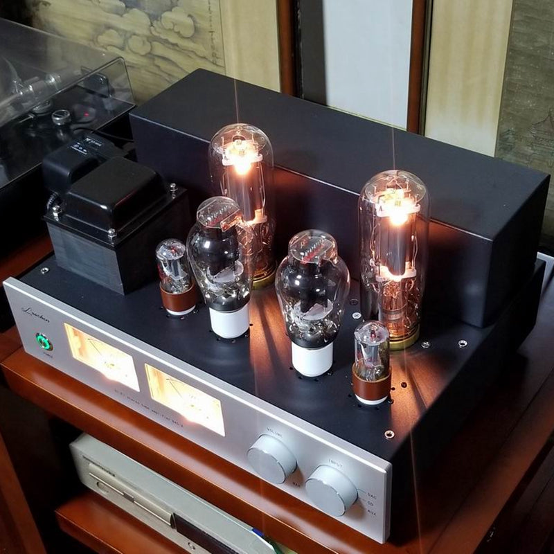Video Demo: 2x25W 845 Vacuum Tube Amplifier 300B Drive 845 Single-end ...