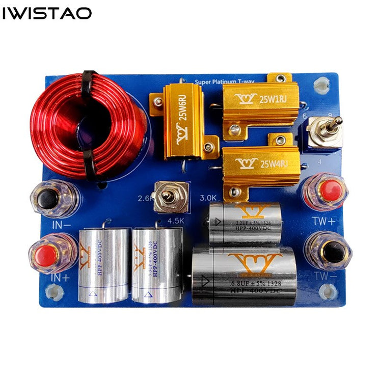 IWISTAO 2 Way Independent Crossover Bass/Midrange Tweeter Crossovers ...