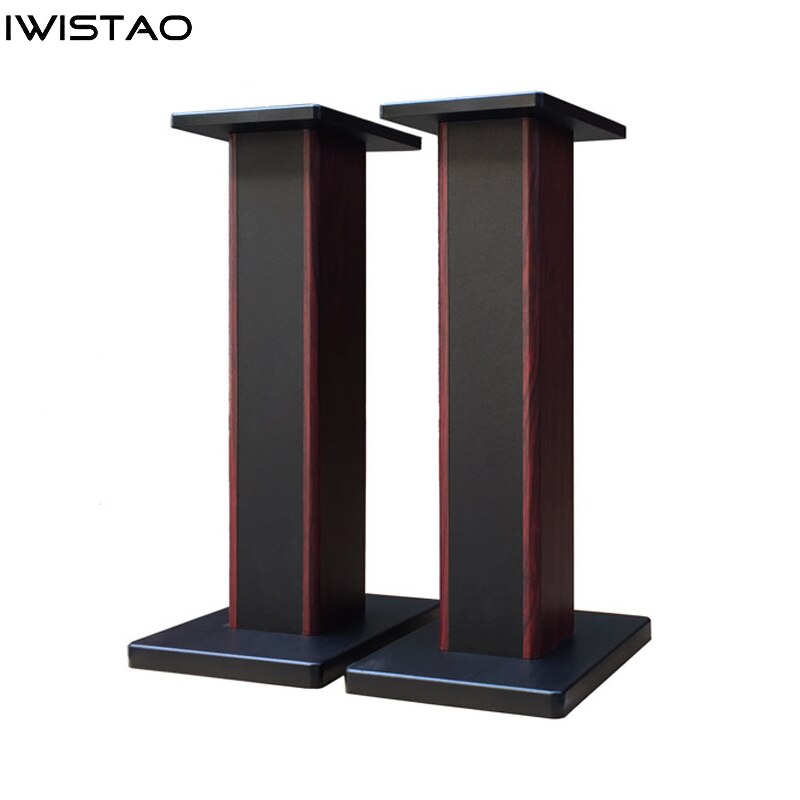 IWISTAO Speaker Stand High Density Board Household HIFI Bookshelf Full ...