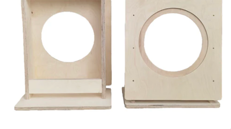 IWISTAO 2 Way Empty Baffle Speaker 1 Piece Birch Multi-layer Board Fla ...