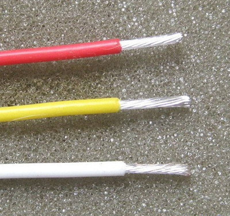 1.5 Square mm Signal Cable Purity OFC Core Silver-plated Wire Teflon ...