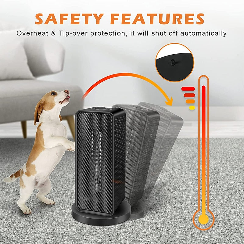 1200W Electric Heater Electric Heater Electric PTC Heater Fan Fast ...