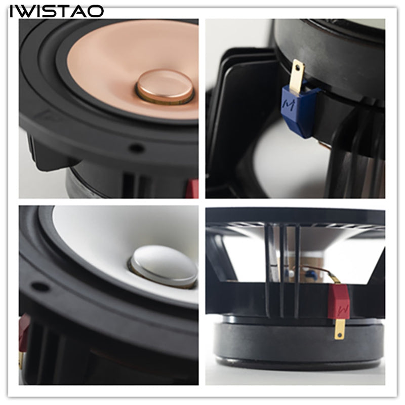 Mark HIFI 8 Inch Full Range Speaker Unit 1 Pair Metal Cone 8 Ohms 40-7 ...