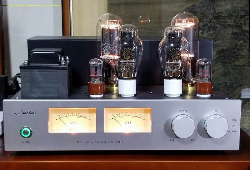 2x25W 845 Tube Amplifier 300B Drive 845 Single-end Class A 6SN Preamp ...