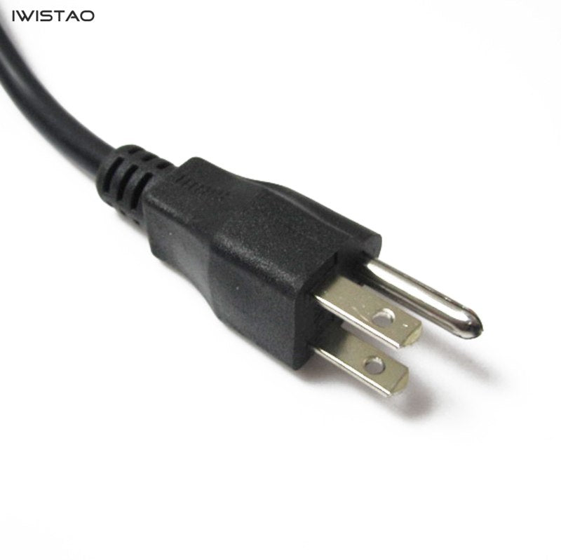 American Standard AC power cord 1.5mm Square Black – IWISTAO HIFI MINIMART