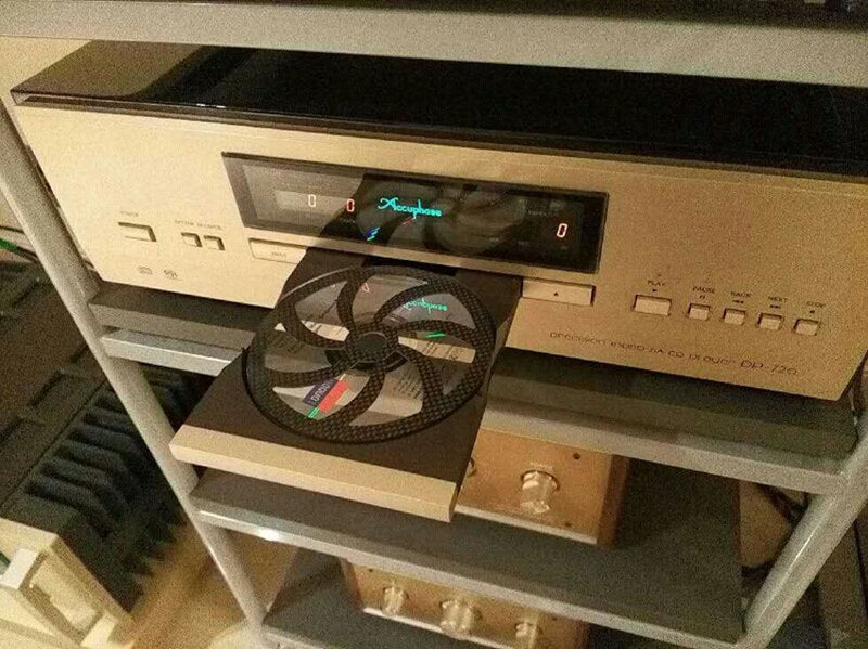 CDMAT CD Companion Carbon Fiber Disc Tuning Pad for CD Disc HIFI Audio ...