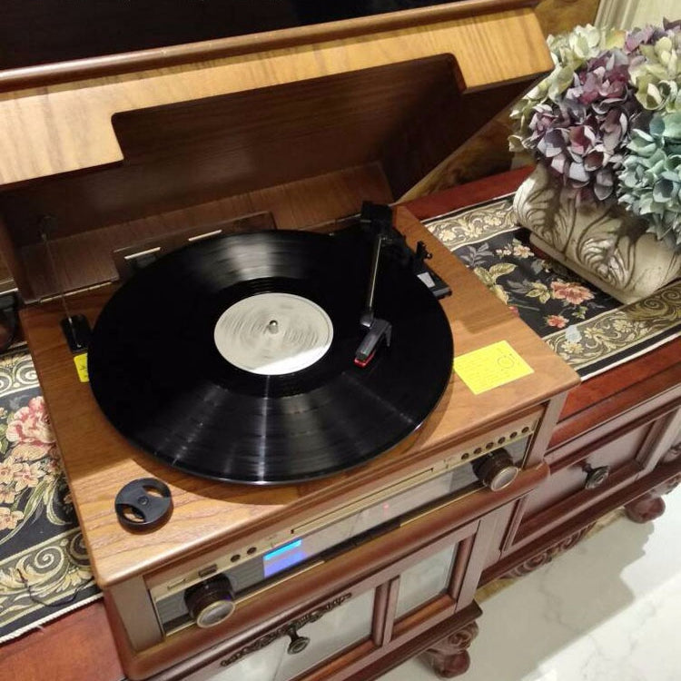 Classic Vintage Gramophone Vinyl Record Vintage CD Player Retro FM ...