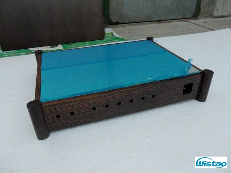 IWISTAO DIY Wooden Casing for Tube Amplifier Chassis 400X250X70 Wenge ...