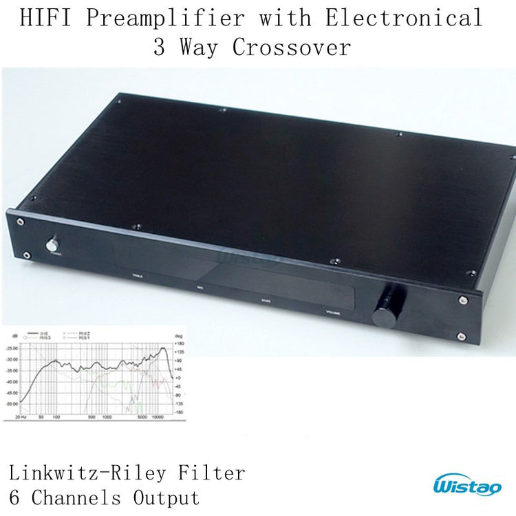 HIFI Preamplifier with Electronical 3 Way Crossover Linkwitz-Riley ...