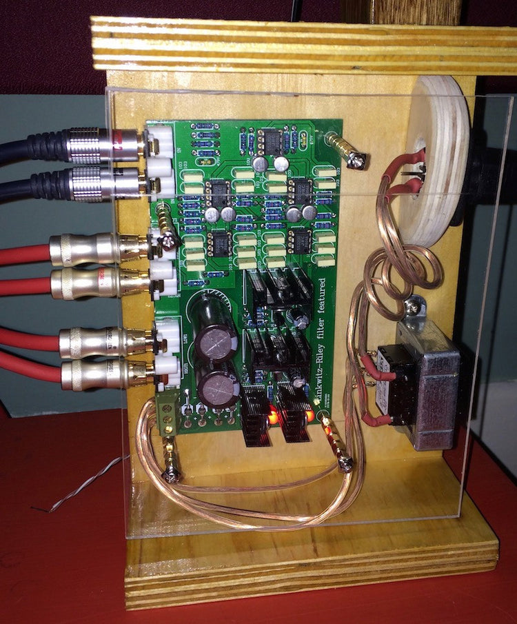 Electronical 2 Way Crossover Preamplifier HIFI Linkwitz-Riley filter ...