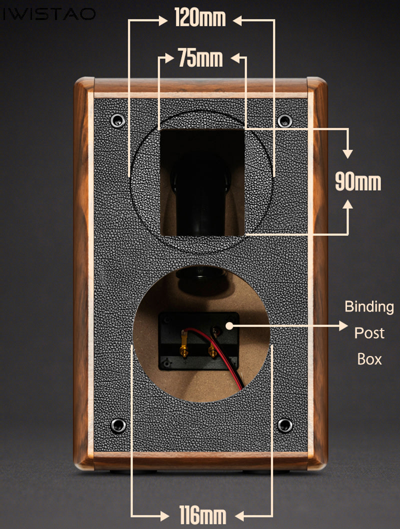 IWISTAO 2 Way 5 inches Speaker Empty Cabinet Passive Speaker Enclosure ...