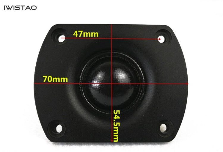 IWISTAO 2 Way HIFI Speaker 3.5 Inch Woofer 1 Inch Tweeter 4 Ohm 50W So ...
