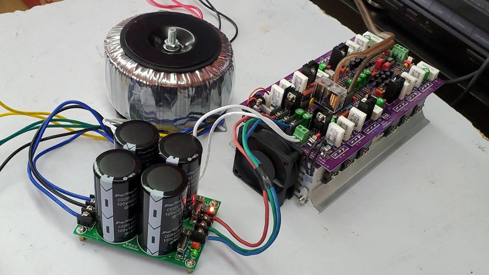 IWISTAO 2X300W HIFI Stereo Discrete Component Power Amplifier Finished ...