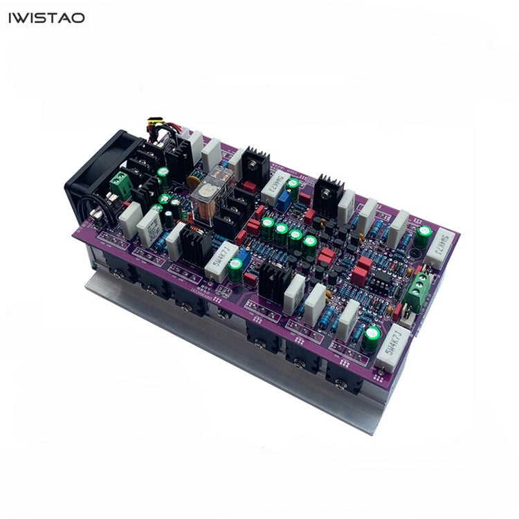IWISTAO 2X300W HIFI Stereo Discrete Component Power Amplifier Finished ...