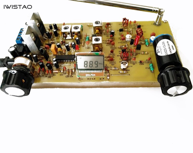 IWISTAO Discrete Components Stereo FM Radio Board Electrical Tuning De ...