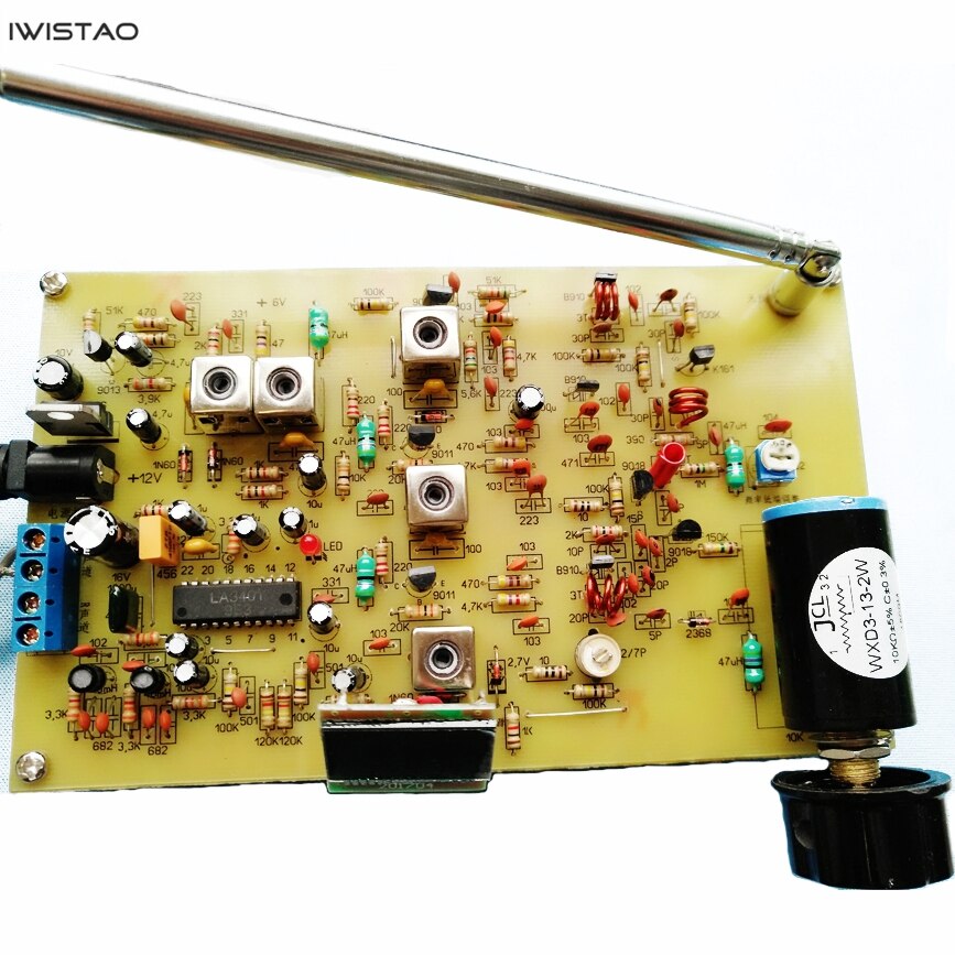 IWISTAO Discrete Components FM Tuner Board Electrical Tuning Stereo ...