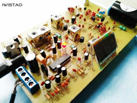 IWISTAO Discrete Components FM Tuner Board Electrical Tuning Stereo ...