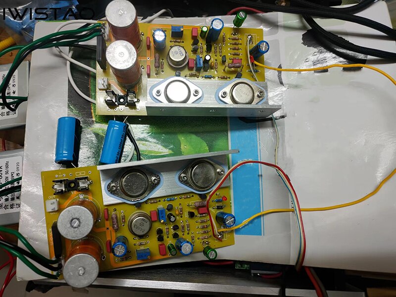 IWISTAO Germanium Transistors Power Amplifier Finished Board 15WX2 Vac ...