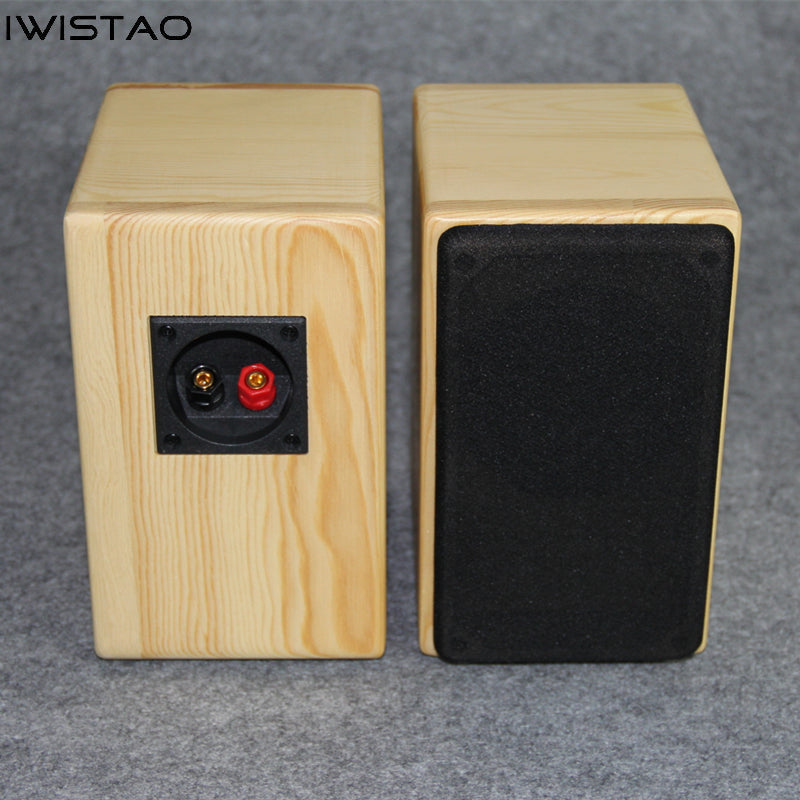 IWISTAO HIFI 3 Inch Full Range Speaker Empty Cabinet 1 Pair Solid Wood – IWISTAO HIFI MINIMART