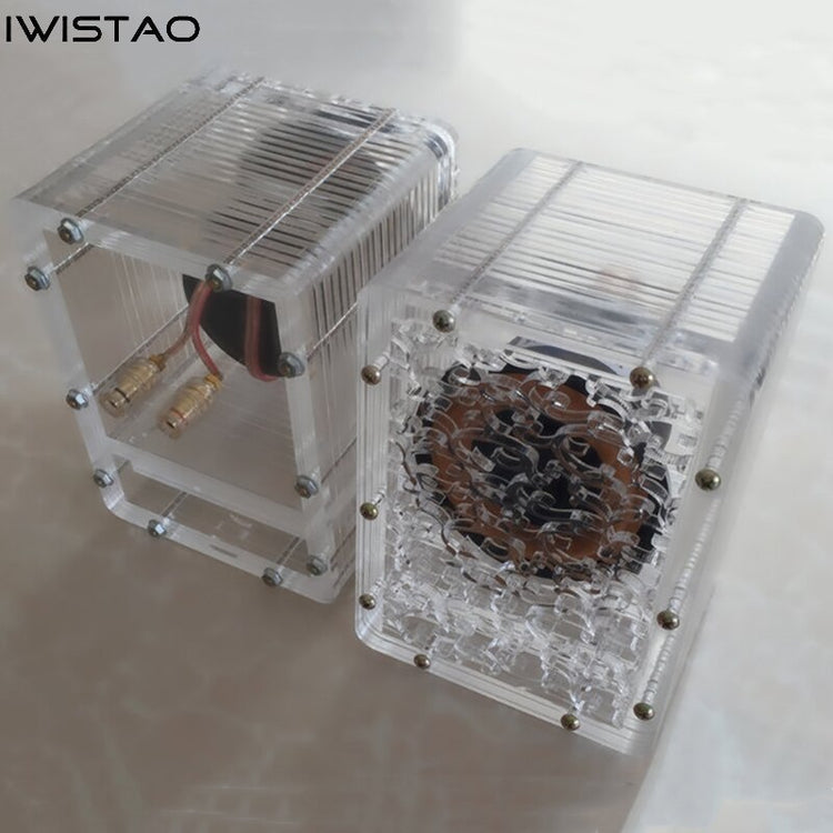 IWISTAO HIFI 3 Inch Full Range Speaker Stereo Transparent Crystal Laby ...