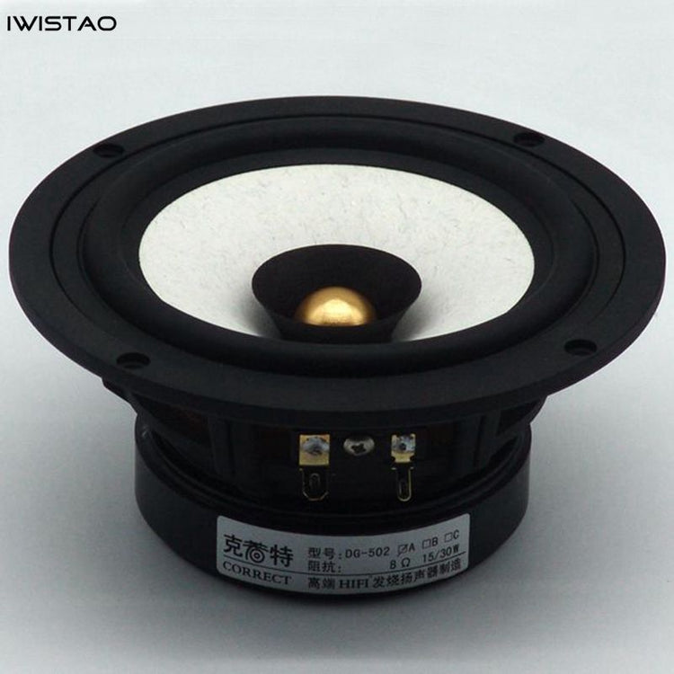 IWISTAO HIFI 5.25 Inch Full Range Speaker Unit 25W Max 60hz-20KHZ 91dB ...