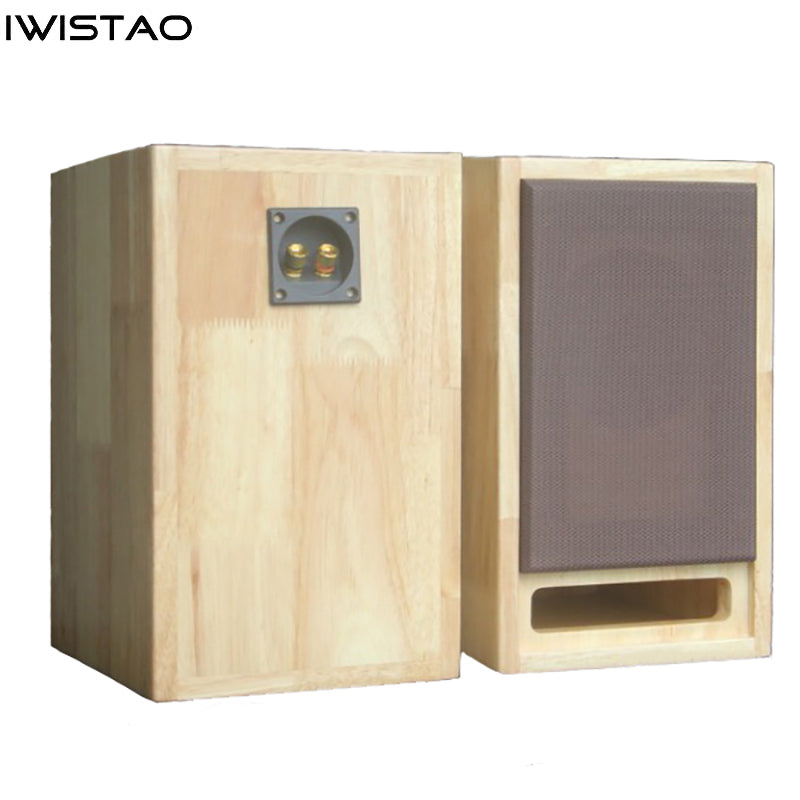 IWISTAO HIFI 5 / 6.5 Inch Full Range Speaker Empty Cabinet Solid Wood ...