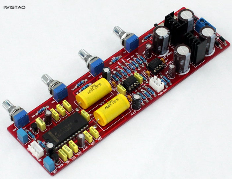 IWISTAO Tone Adjustment Board LM4610 Bass Treble Balance Control ...