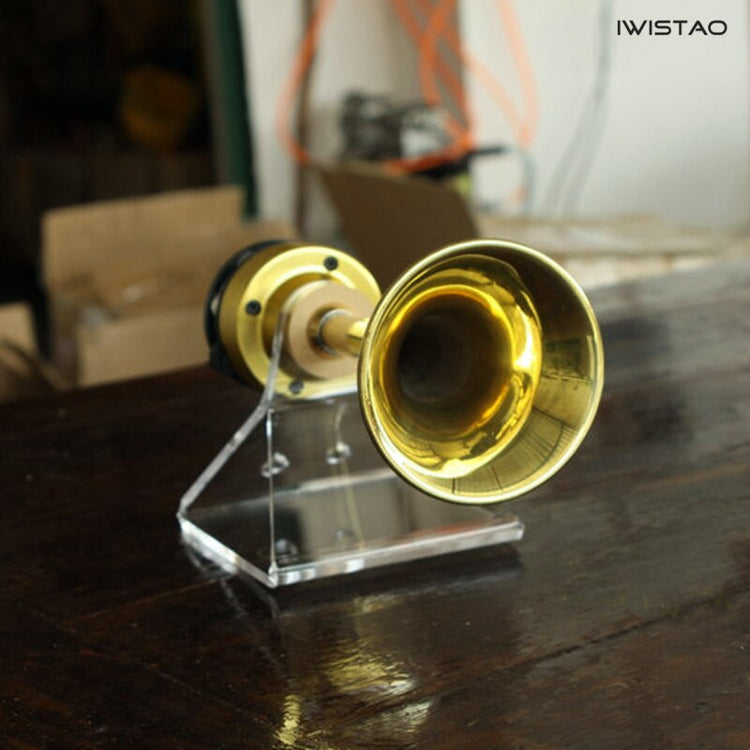 IWISTAO Long 4 inch Supper Tweeter 1 Pair Copper Horn Brass horns Neod ...