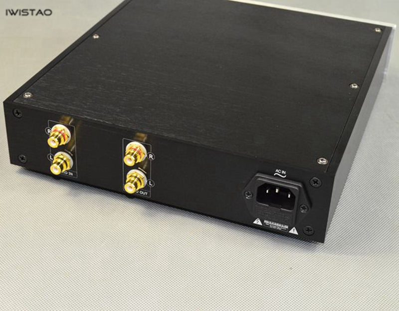 IWISTAO Preamplifier Chassis Silver Panel Black Casing Pure Aluminum ...