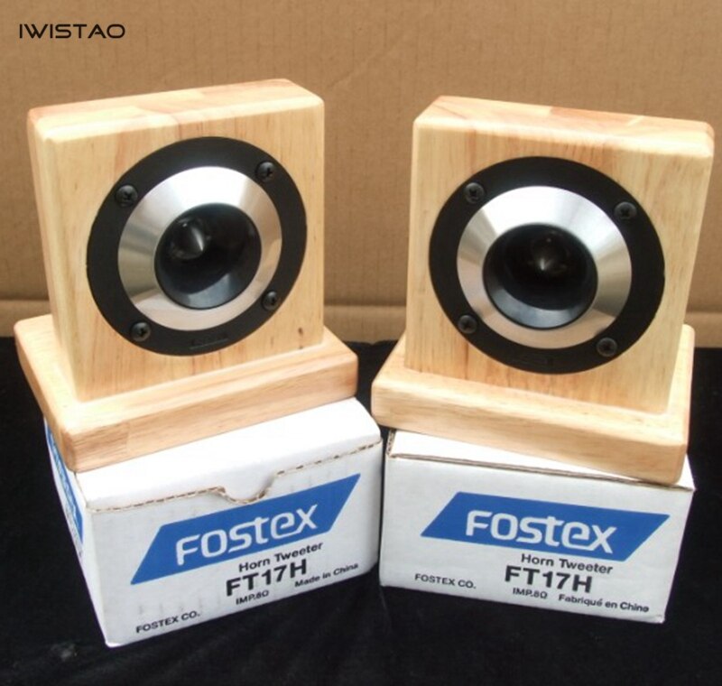 IWISTAO Super Tweeter Base Solid Wood Brand New Original Fostex FT17H ...