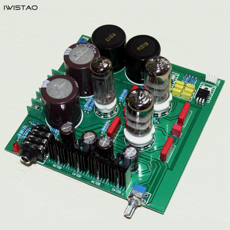 IWISTAO Tube Headphone Amplifier Class A Finished Board 6N3 Preamp ...
