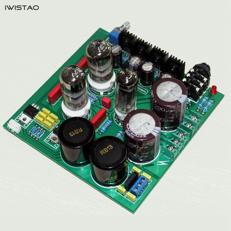 IWISTAO Tube Headphone Amplifier Class A Finished Board 6N3 Preamp ...