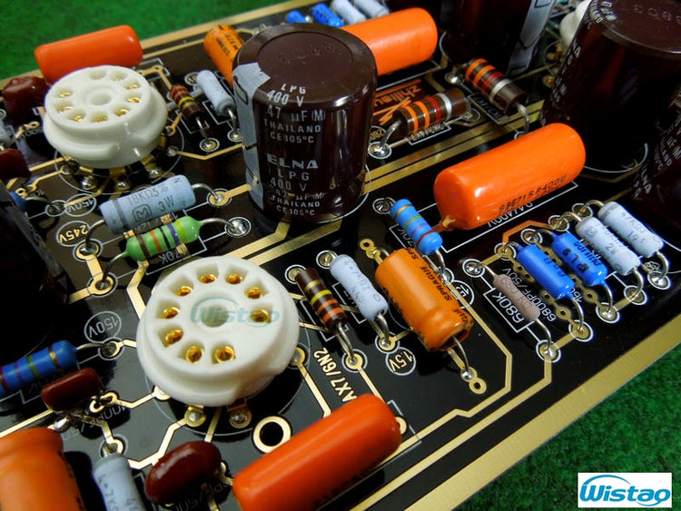 IWISTAO Tube Phono Amp Stage Kit M7 Turntable RIAA 12AX7 6X4 Rectifier ...