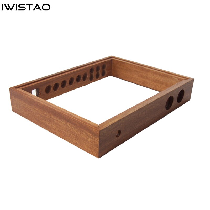 IWISTAO Vacuum Tube Amplifier Casing Red Walnut Wood Frame Chassis 3 G ...