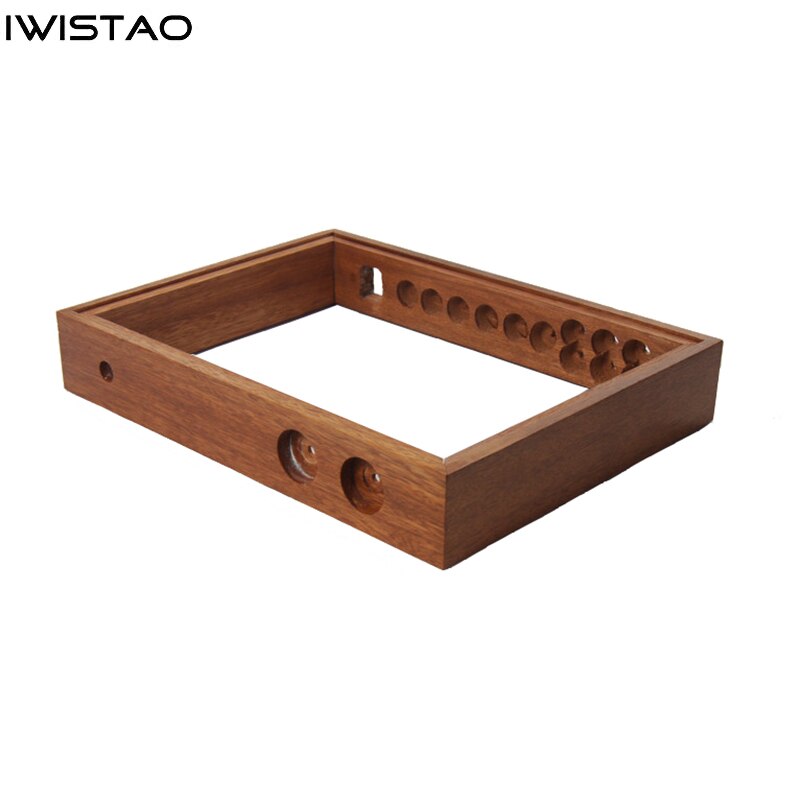 IWISTAO Vacuum Tube Amplifier Casing Red Walnut Wood Frame Chassis 3 G ...