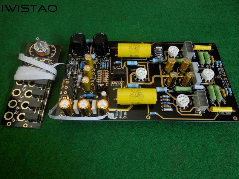 IWISTAO Vacuum Tube Preamplifier Finished Board DIY kit 12AU7 12AX7 6D ...