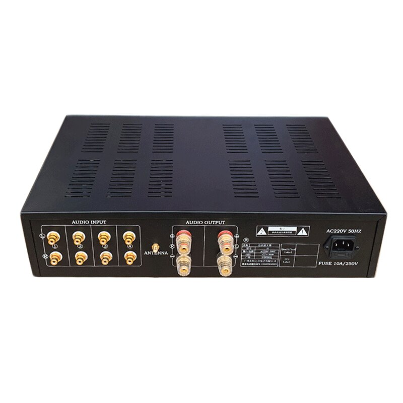Power Amplifier Chassis Whole Metal Black Silver Front Panel 430*100*3 ...