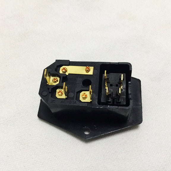 AC Power Socket 10A250V Archarm 4N Pure Copper Gold-plated Terminals ...