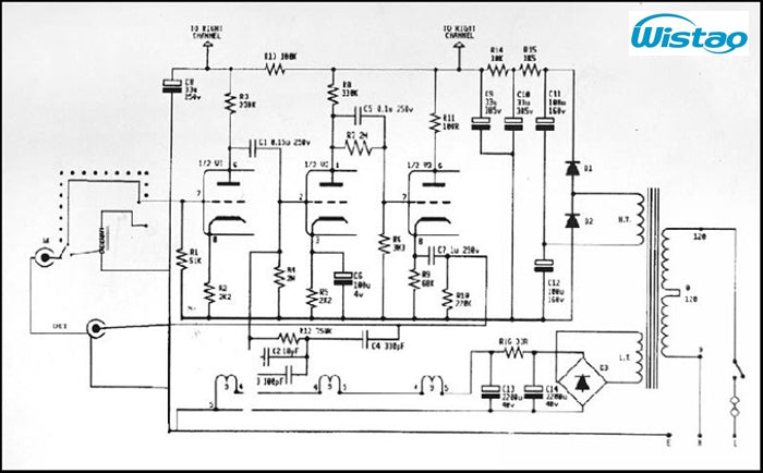 Tube MM Phono Stage Amplifier Board PCBA Ear834 Circuit Vinyl LP Amp ...