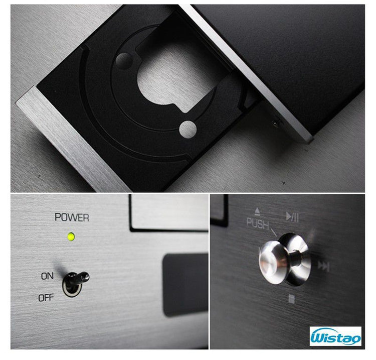 HIFI CD Player HD850 PCM1796 DAC Support 2T U Disk Black/Silver panel ...