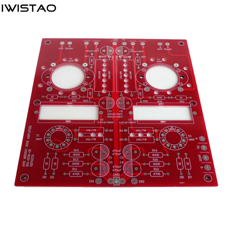 IWISTAO 300B Monoblock Single-ended Power Amplifier Empty PCB 4 PCS Bo ...