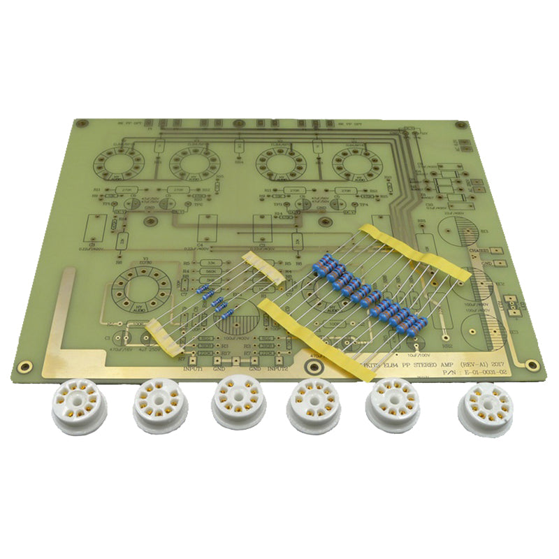 IWISTAO Vacuum Tube EL84 Pull Push Power Amplifier Empty PCB Board ECF ...