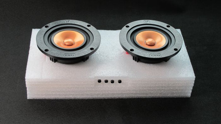 Mark HIFI 3.5 Inch Full Range Speaker Unit 1 Pair Metal Cone 4 Ohms 15 ...