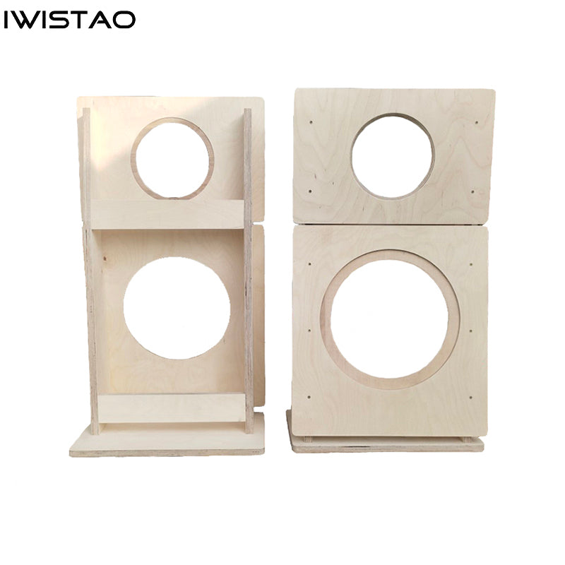 IWISTAO 2 Way Empty Baffle Speaker 1 Piece Birch Multi-layer Board Fla ...