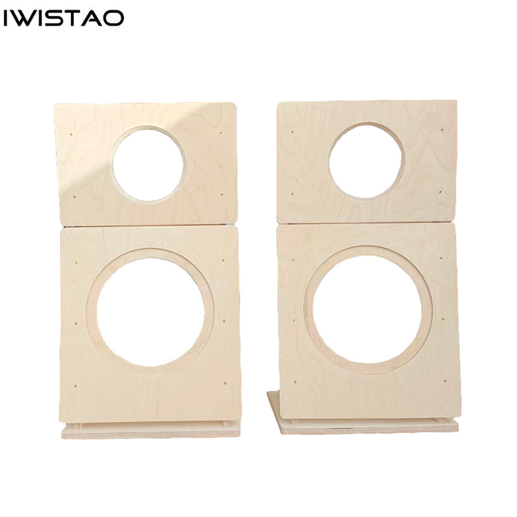 IWISTAO 2 Way Empty Baffle Speaker 1 Piece Birch Multi-layer Board Fla ...