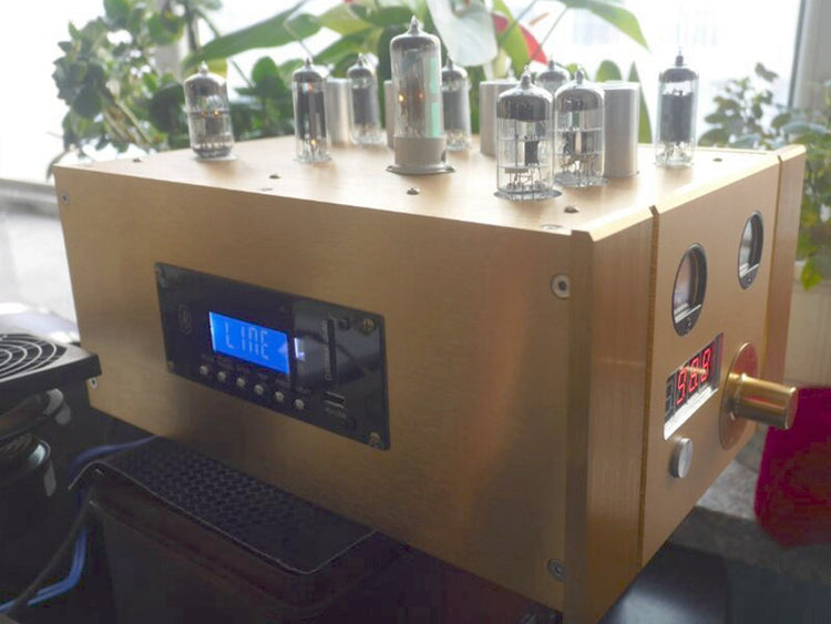 IWISTAO Finished Tube FM Stereo Tuner Whole Aluminum Chassis Gold ...