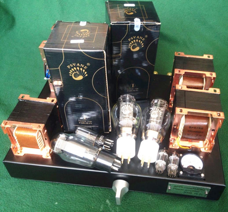 2X8W 300B Single-ended Class A Tube Amplifier British Red Bull Iron Co ...
