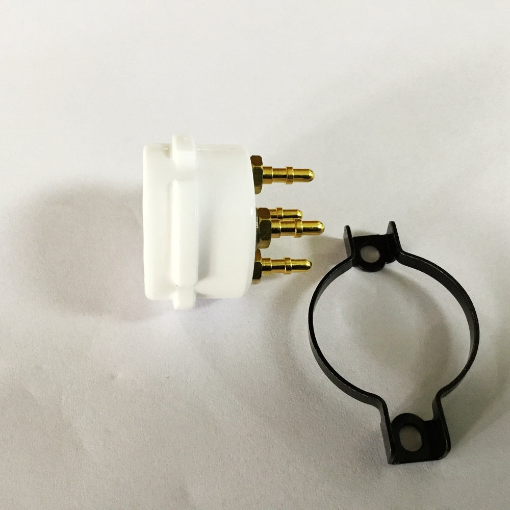 4-pin Gold Plated Vacuum Tube Socket Big Four Pins 2A3 5Z3 6A3 300A ...