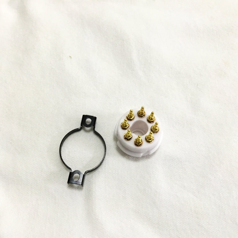 8-pin Gold Plated Vacuum Tube Socket Big Eight Pins KT66 KT88 EL34 ...