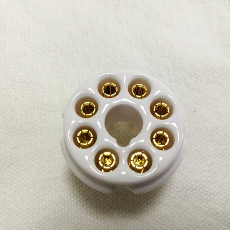 8-pin Gold Plated Vacuum Tube Socket Big Eight Pins KT66 KT88 EL34 ...